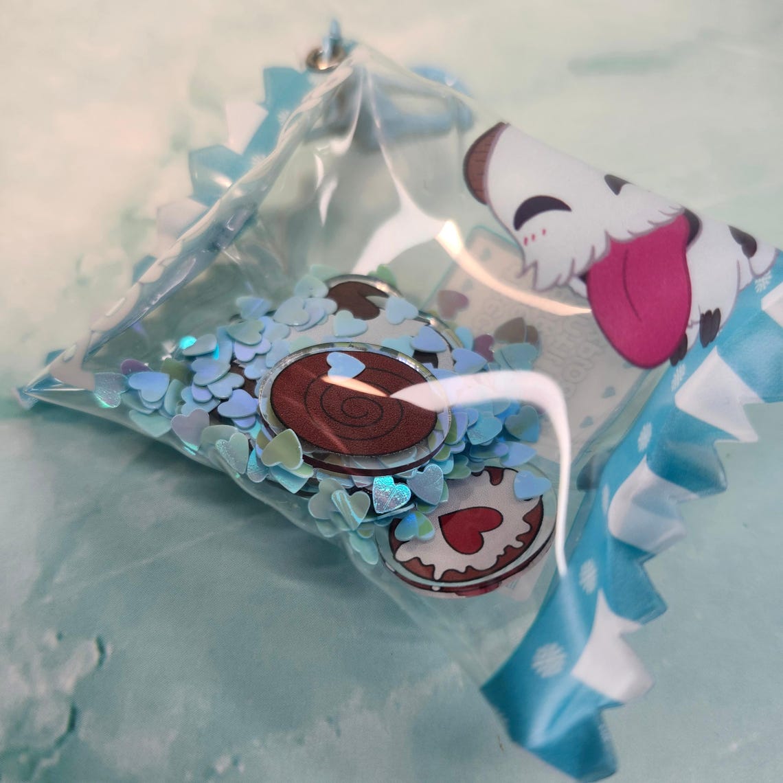 League of Legends Lol Poro Snax Candy Shaker Bag Charm Keychain - Etsy