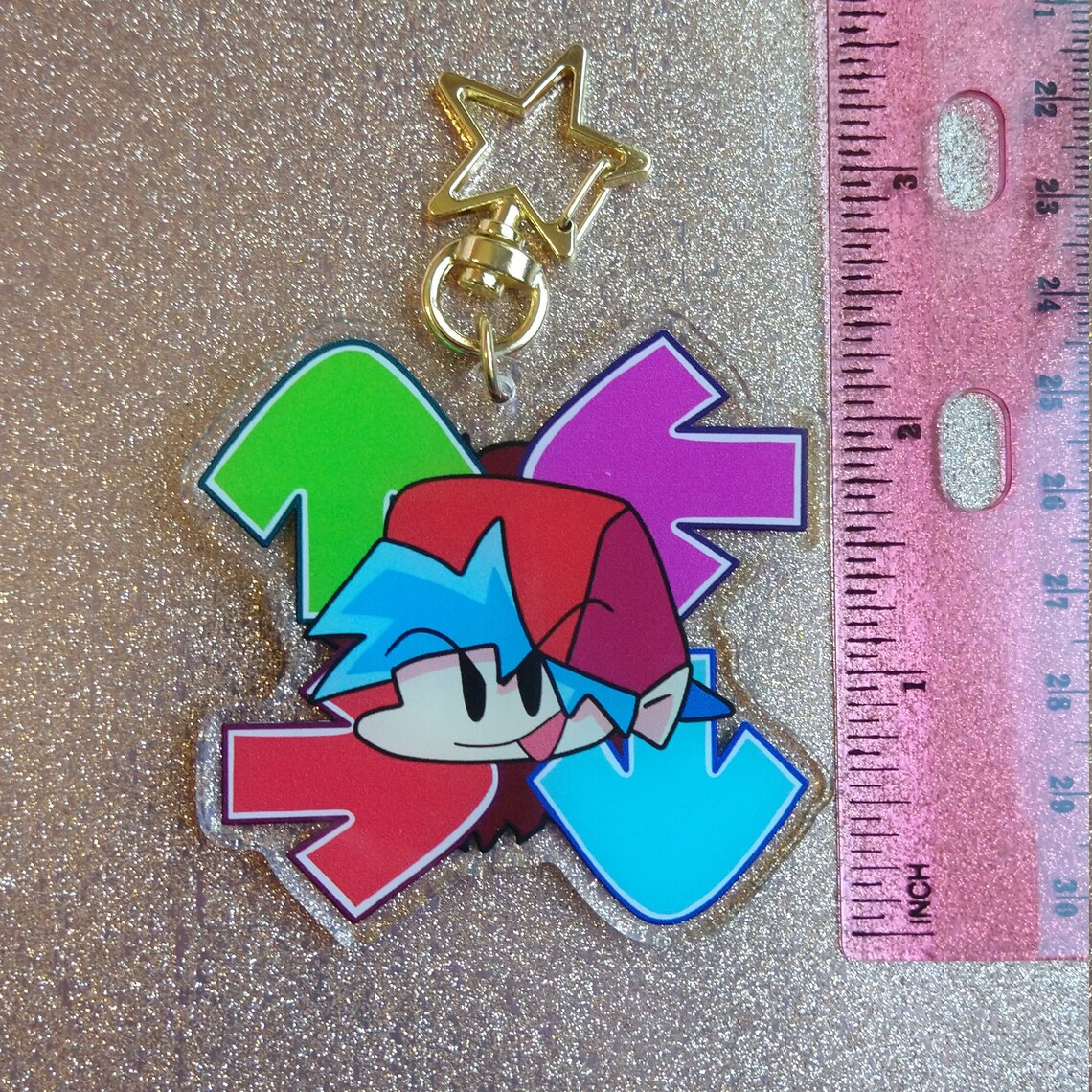 Friday Night Funkin' Acrylic Charm 2.5in Double Sided With | Etsy