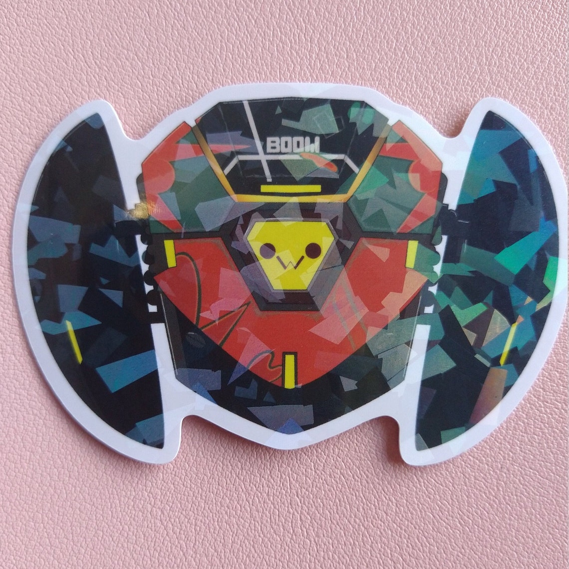 Valorant Boom Bot Holographic 3 in Sticker - Etsy