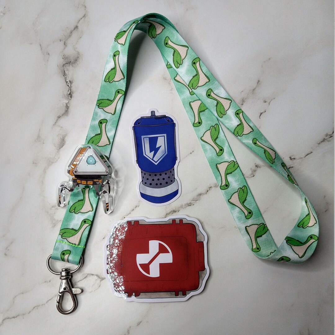 Apex Legends Fan Bundle With Nessie Lanyard, Shield Battery & Medkit ...