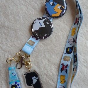 ENA Merch Bundle W/ Charms, Buttons, and a Lanyard - Etsy