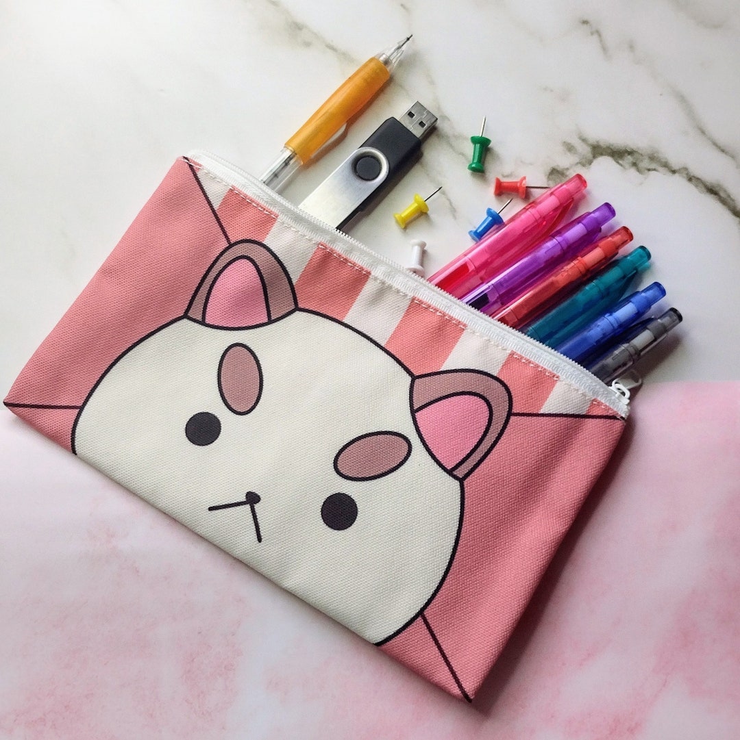 Bee and Puppycat Puppycat Pencil Case Zipper Pouches 8in X 5in - Etsy