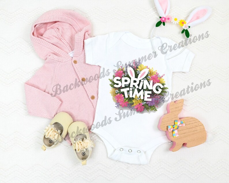 DIGITAL FILE Springtime Bunnies SVG Easter Time Spring Showers Spring ...