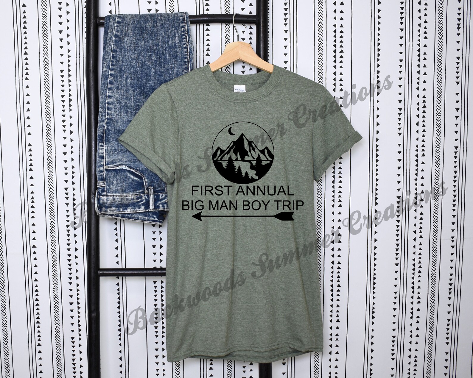 DIGITAL FILE First Annual Big Man Boy Trip Guy Vacation Family Shirt ...