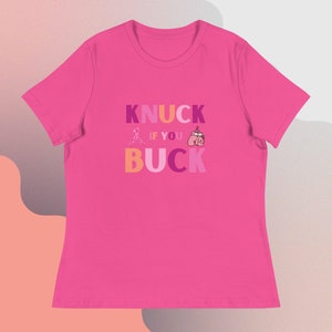 Knuck If You Buck Breast Cancer Awareness T-shirt - Etsy