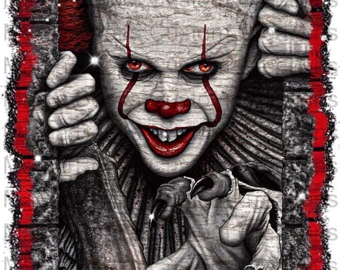 Ready to Press Transfer Pennywise - Etsy