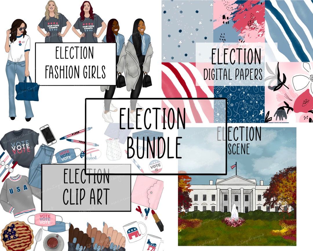 ELECTION Bundle 2020 Presidential Election Trump Biden Vote Democrat ...