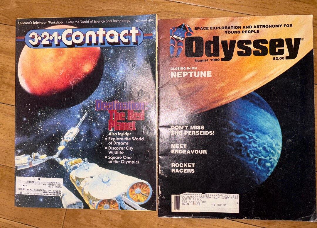 Vintage Space Magazines - Etsy