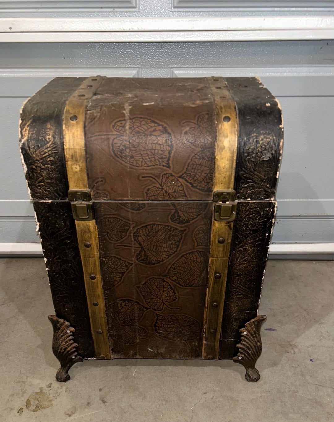 Small Vintage Storage Trunk - Etsy