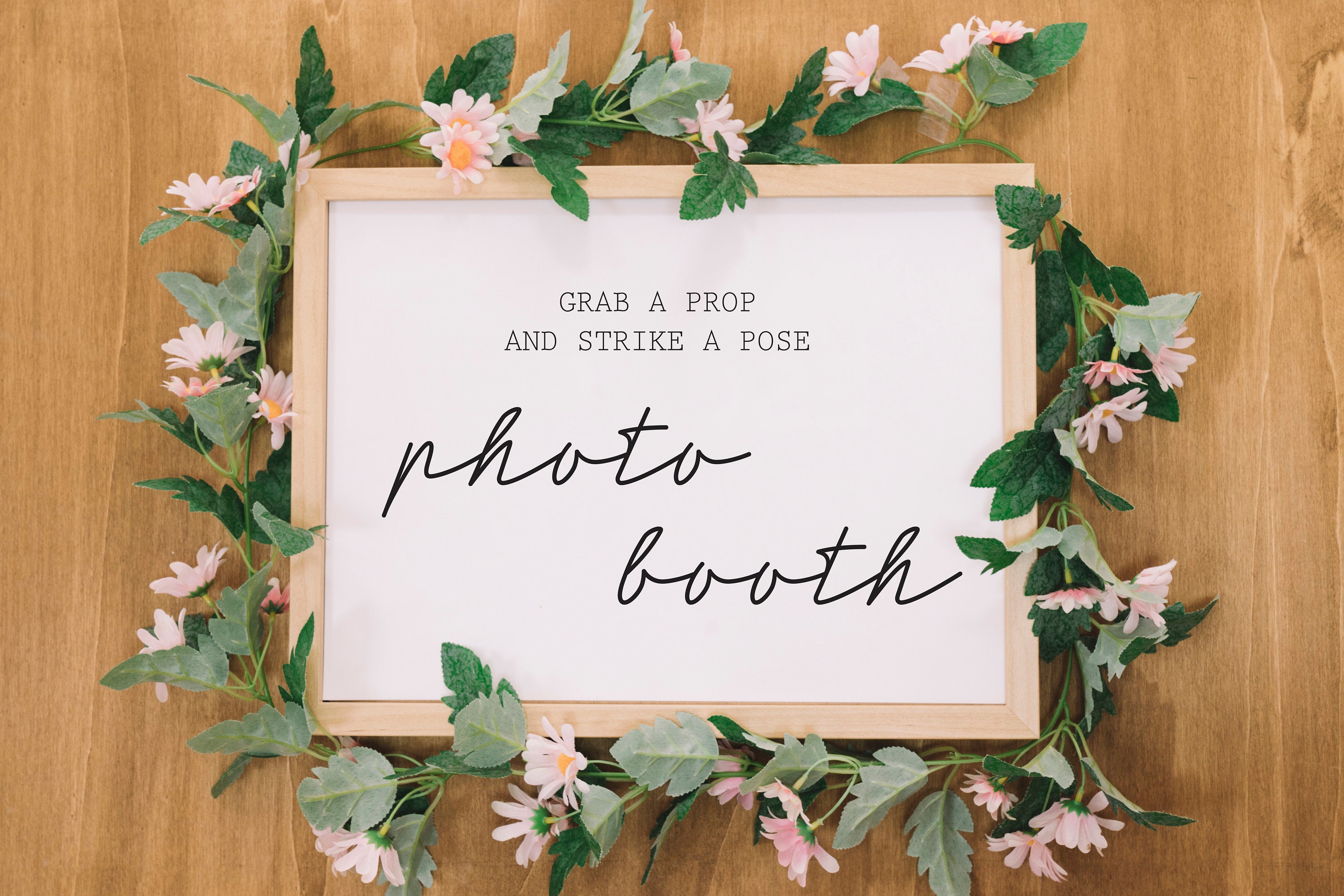 Printable Photo Booth Sign. Photo Booth Sign. Wedding Photo Booth Sign ...