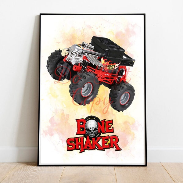 Monster Truck Hot Wheels - Etsy