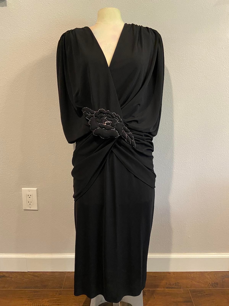 Vintage B.B. Collection by Barbara Barbara Black Dress - Etsy