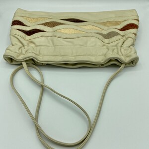 Large Vintage Leather Snake Skin Python Reptile Patchwork Clutch Purse ...