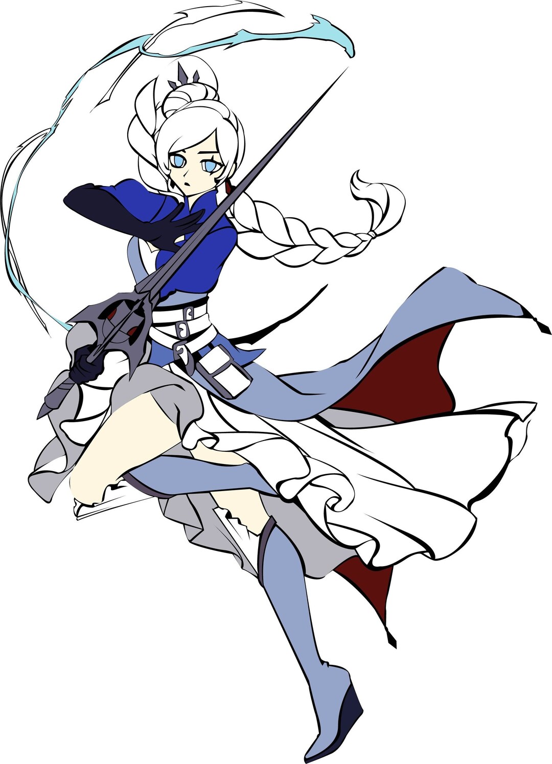 Weiss Schnee RWBY Svg Jpeg Png - Etsy
