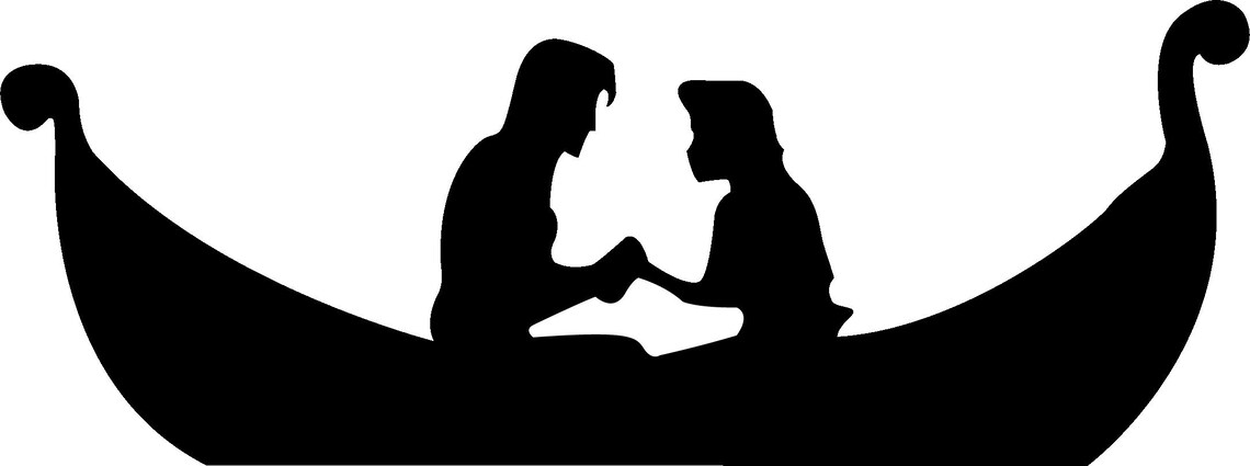 Tangled Boat Silhouette SVG - Etsy