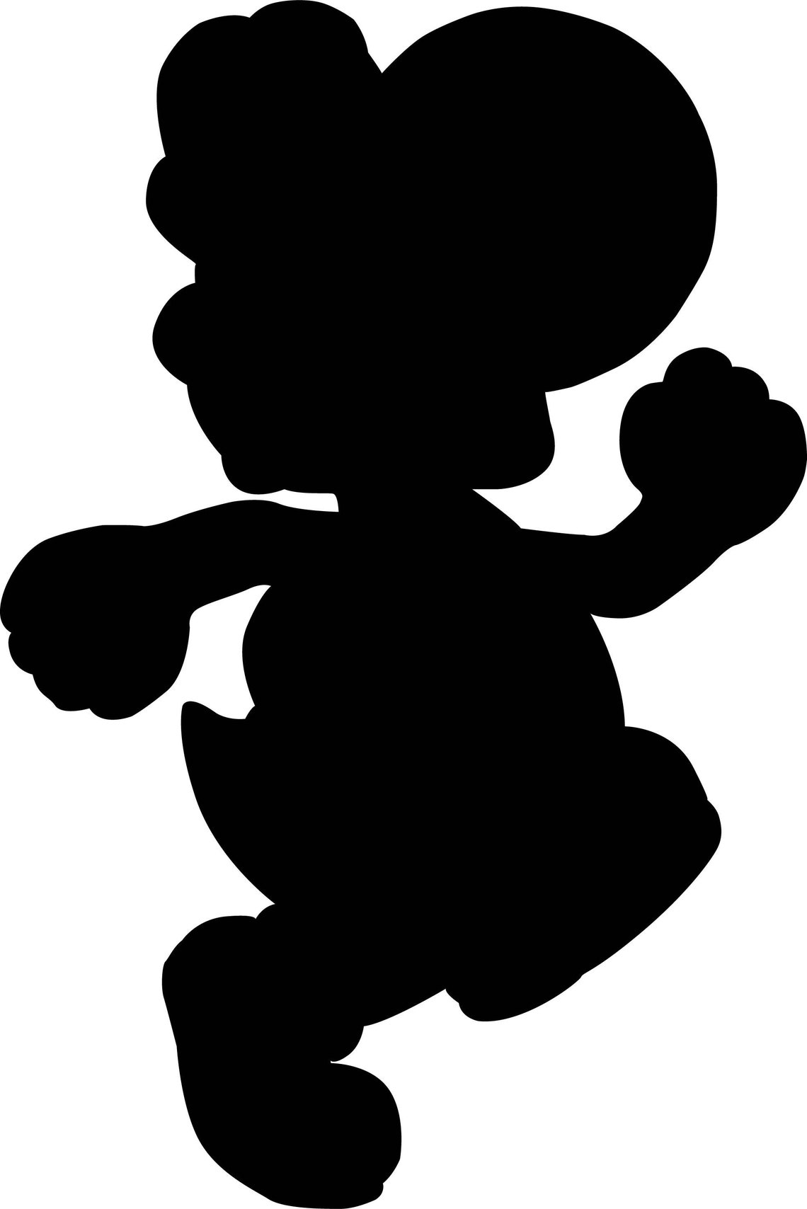 Yoshi Silhouette SVG - Etsy Canada