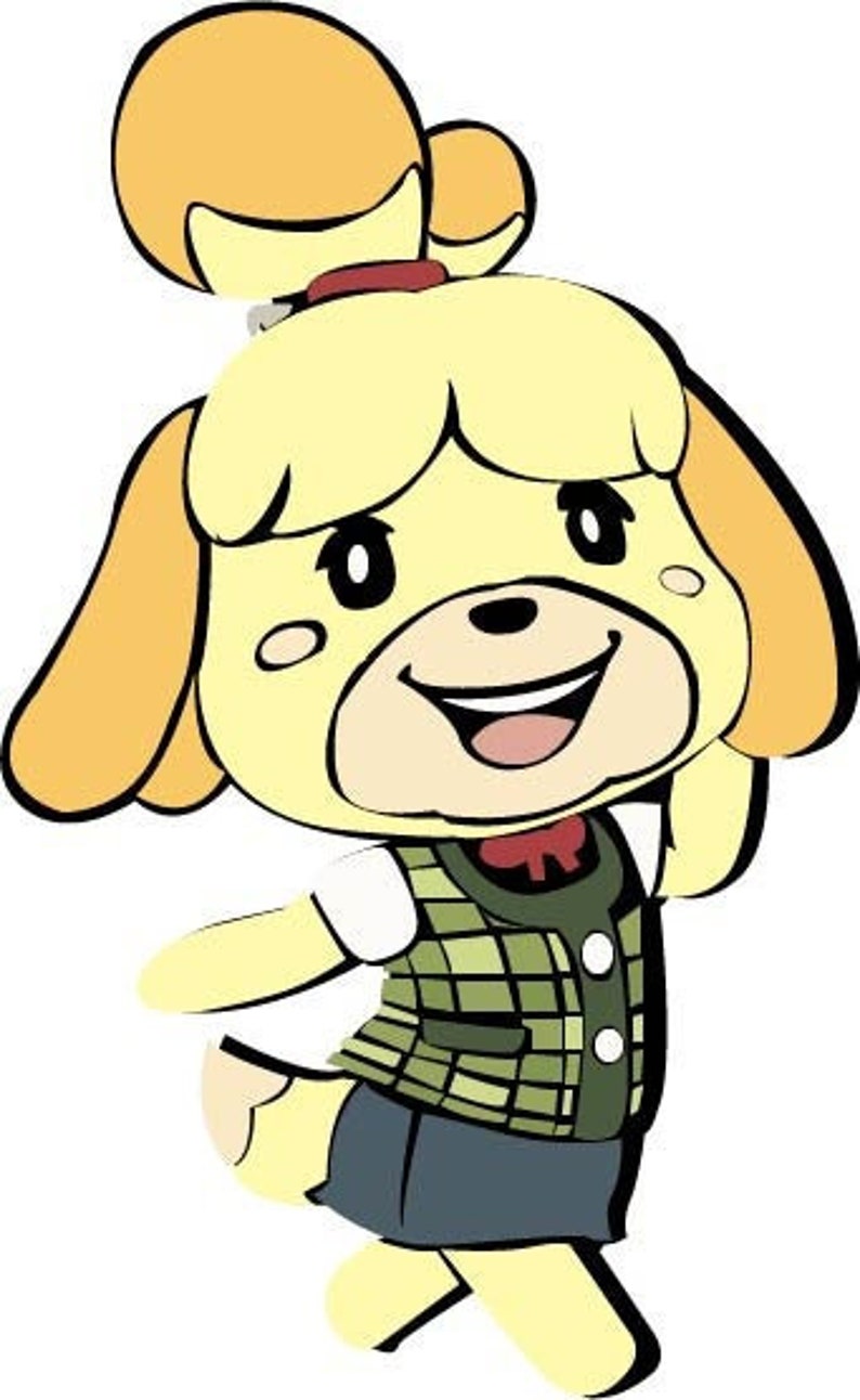 Isabelle Animal Corssing New Horizons ACNH Svg Jpeg Png - Etsy