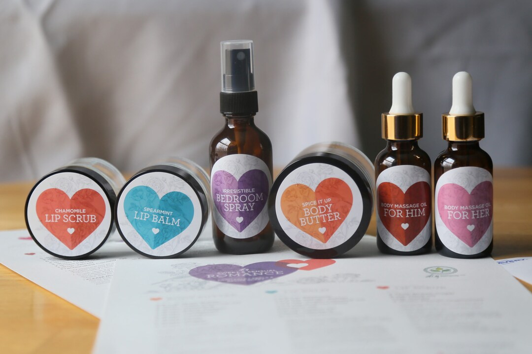 DIY Sweet & Sensual Romance Labels and Recipe Sheet Printable - Etsy