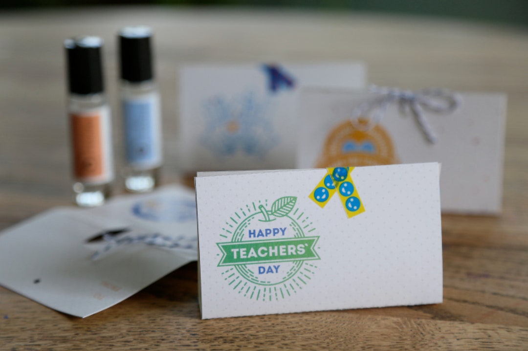Teachers Printable Rollerball Gift Package - Etsy