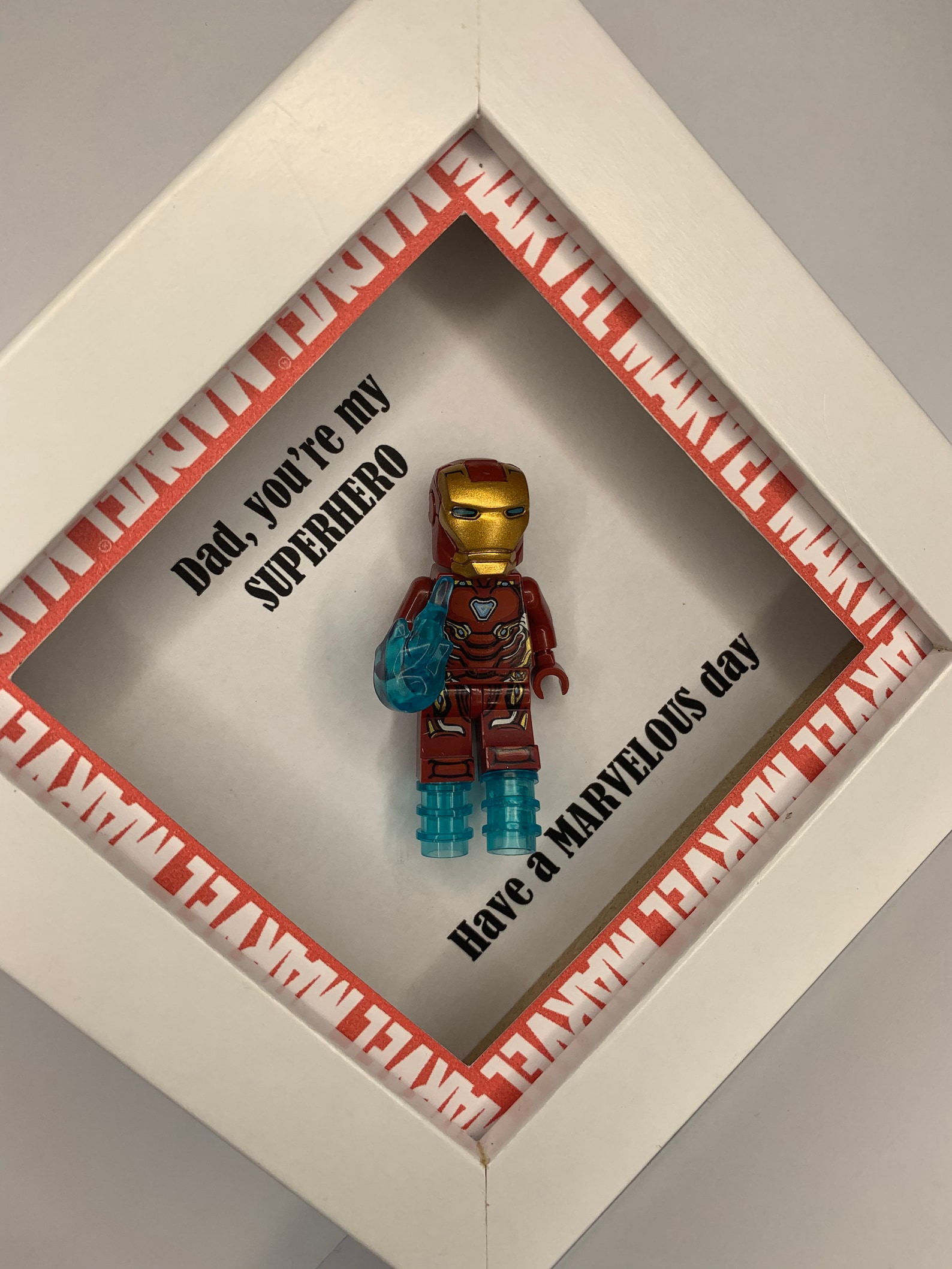 IRON MAN FRAME Gift Handmade | Etsy