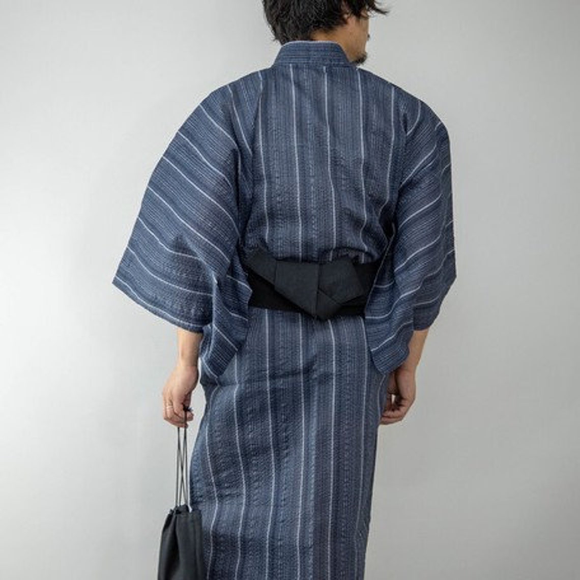 Mens Yukata Robe Yukata Kimono para Hombres Kimono Japonés | Etsy