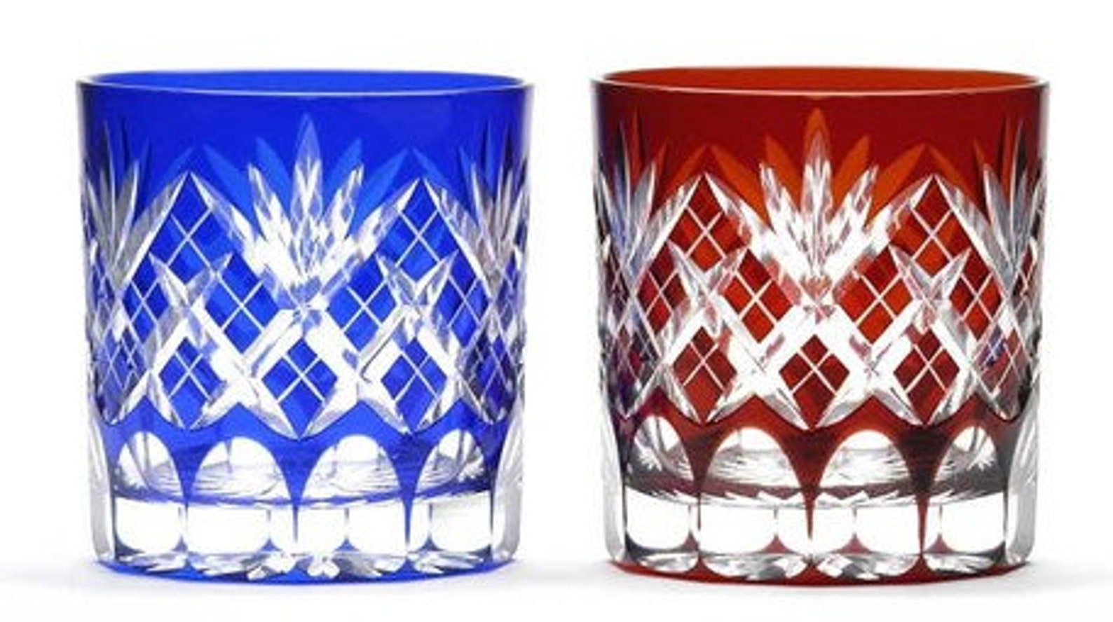 Kiriko Glasses Edo Kiriko Glass Made in Japan Traditional Old | Etsy