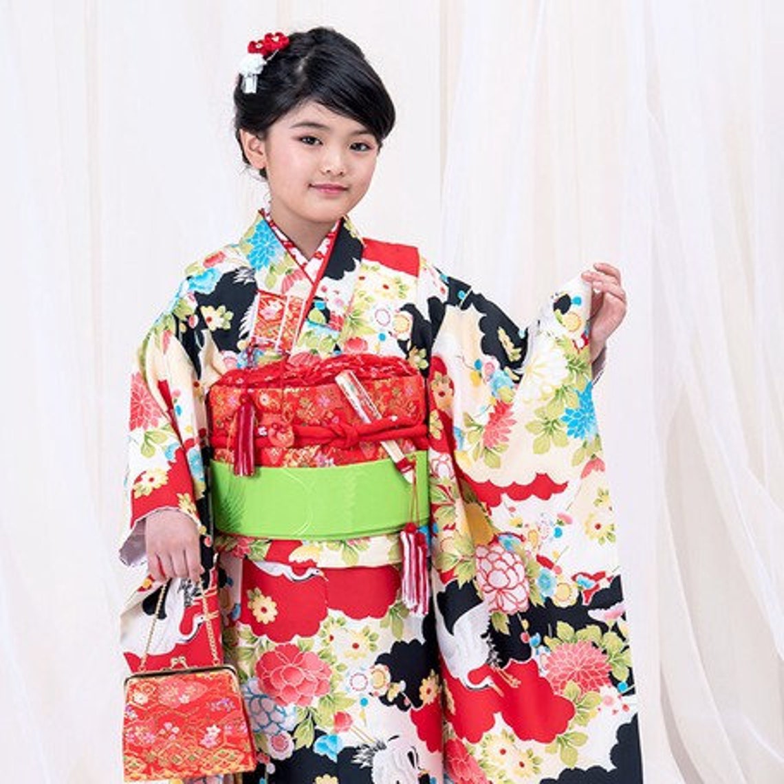 Kimono KIDS KIMONO Japanese Kimono Dress Traditional Kimono | Etsy