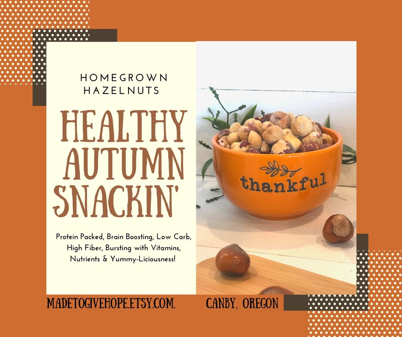 Fall Party Favors!homegrown HAZELNUTS for Autumn Celebrations!gourmet ...