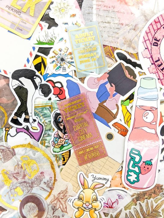 Sticker Grab Bag Random Sticker Pack Embellishments Papercraft Etna.com.pe