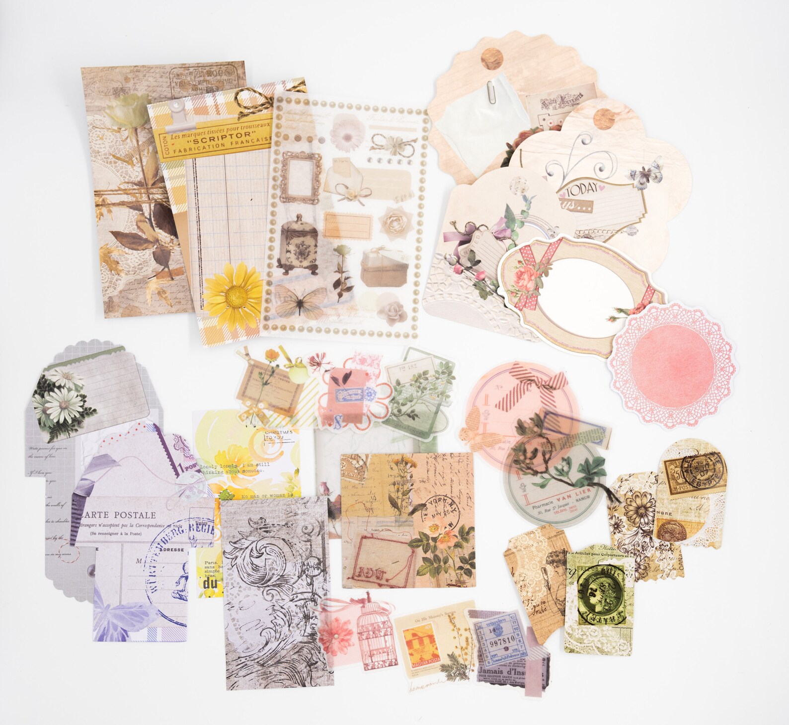 Floral Ephemera Pack Summer Botanical Ephemera Vintage | Etsy