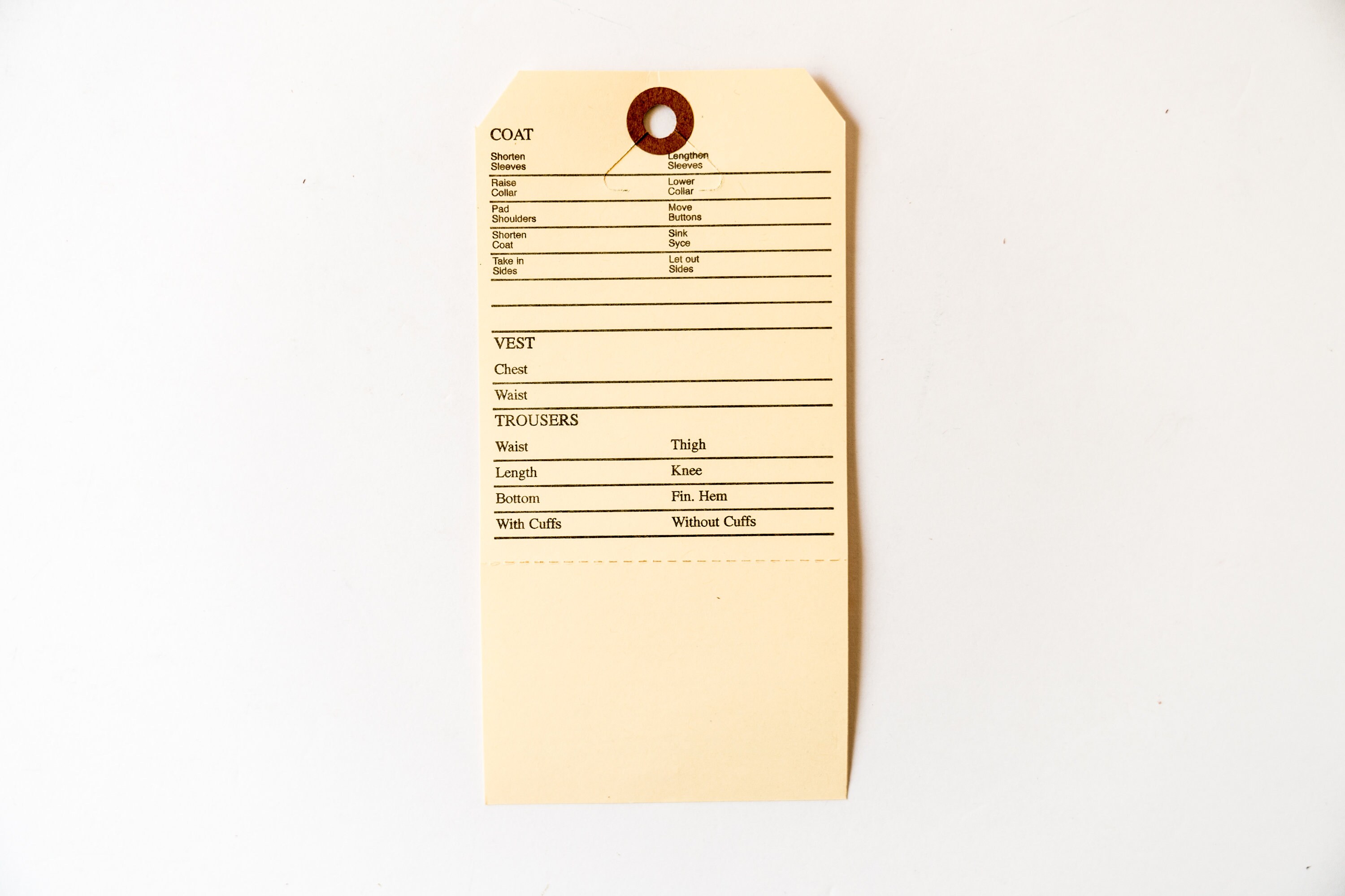 5 Alteration Tag Numbered Vintage Manila Tag Paper | Etsy