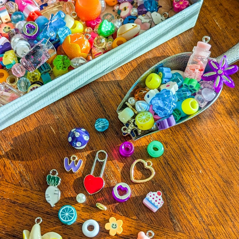 Pink Pony Beads Charms - Etsy