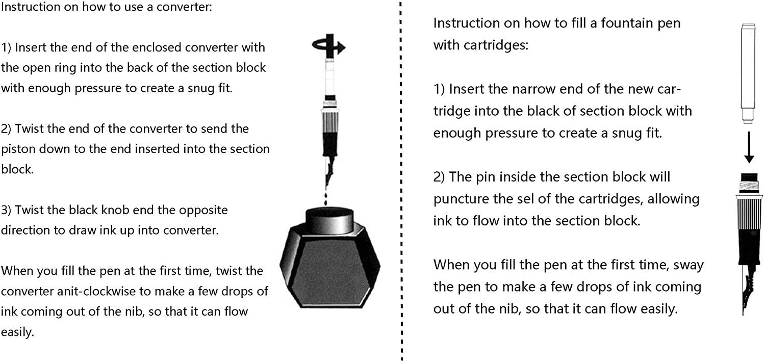 Luxury Navy Bird Fountain Pen F .6 Mm Nib Calligraphy Pen - Etsy