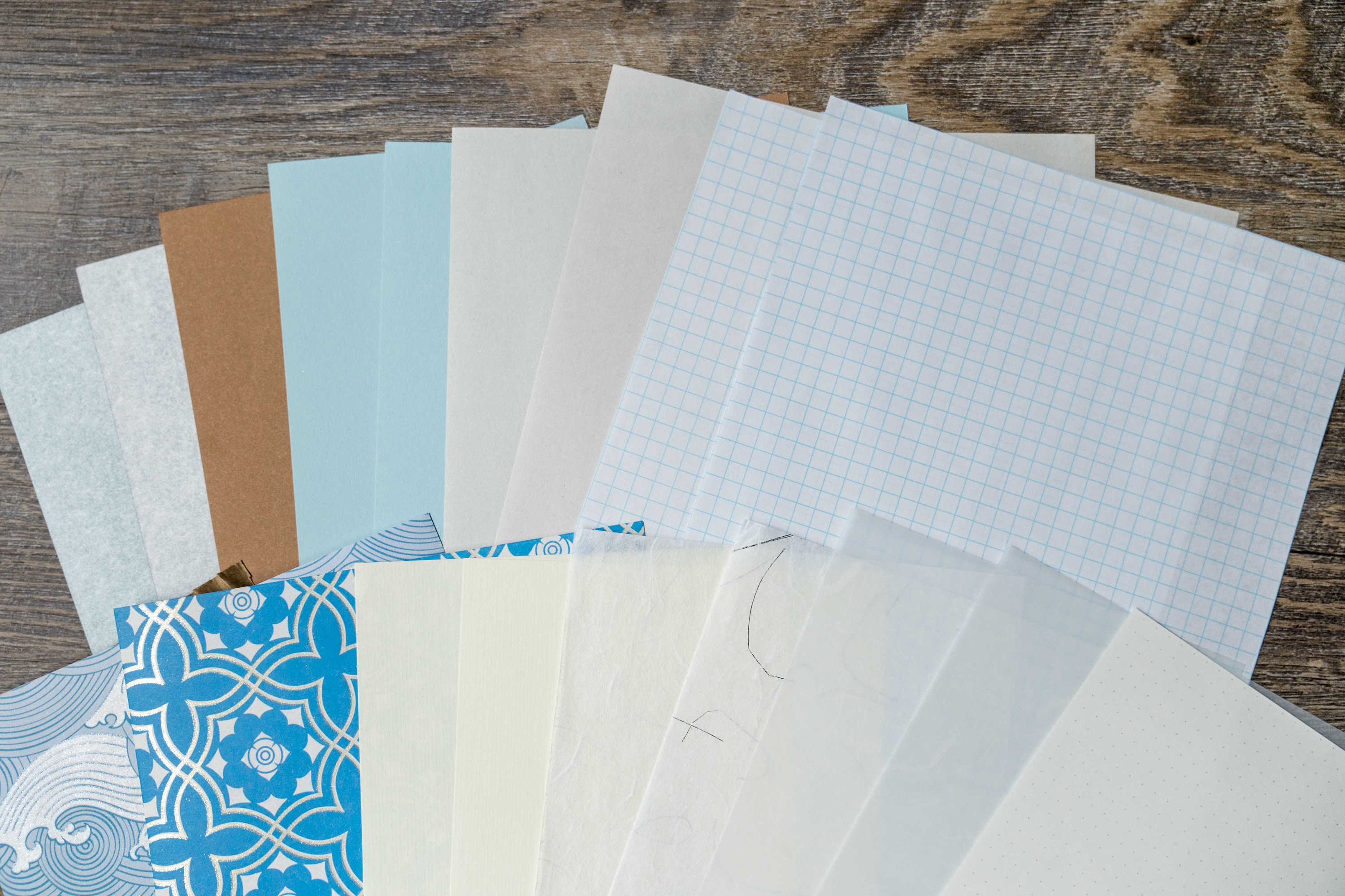 Blue & Neutral Paper Pack | Scrapbook Paper, Inspiration Kit, Junk ...