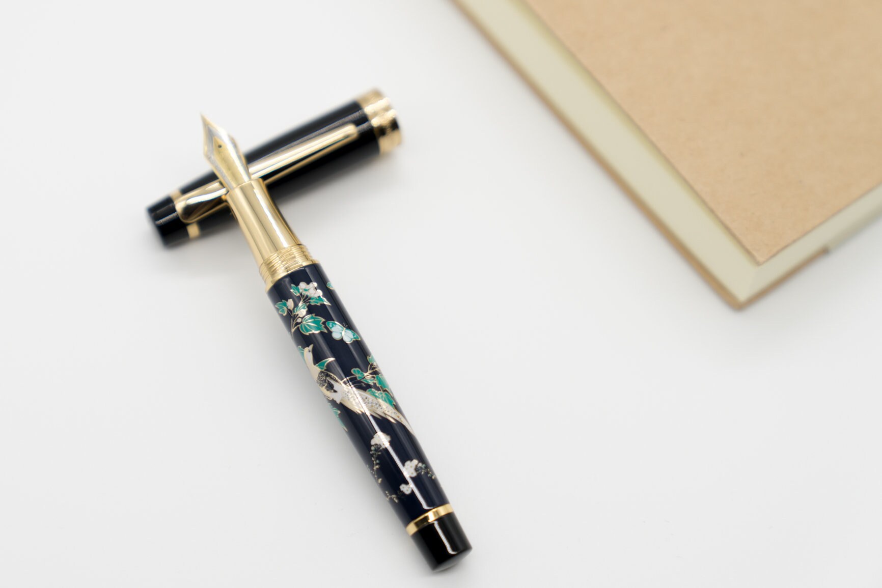Luxury Navy Bird Fountain Pen | F .6 Mm Nib, Calligraphy Pen, Mothers ...