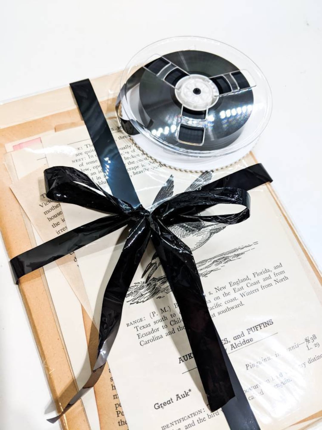 VHS Tape Ribbon, .5 Inch Vintage Ephemera, Sustainable String, Recycled ...