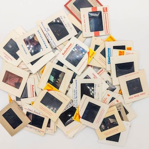 10 Vintage 35 Mm Photograph Slides • 1950-70, Old Photo Negatives ...