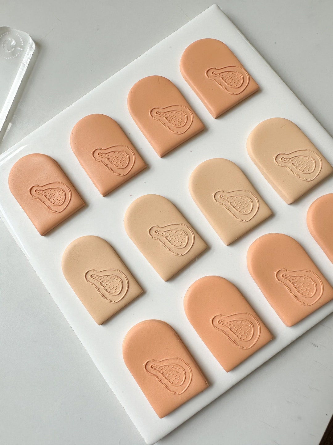 Papaya Texture Plate | Clay Earring Tools - Etsy