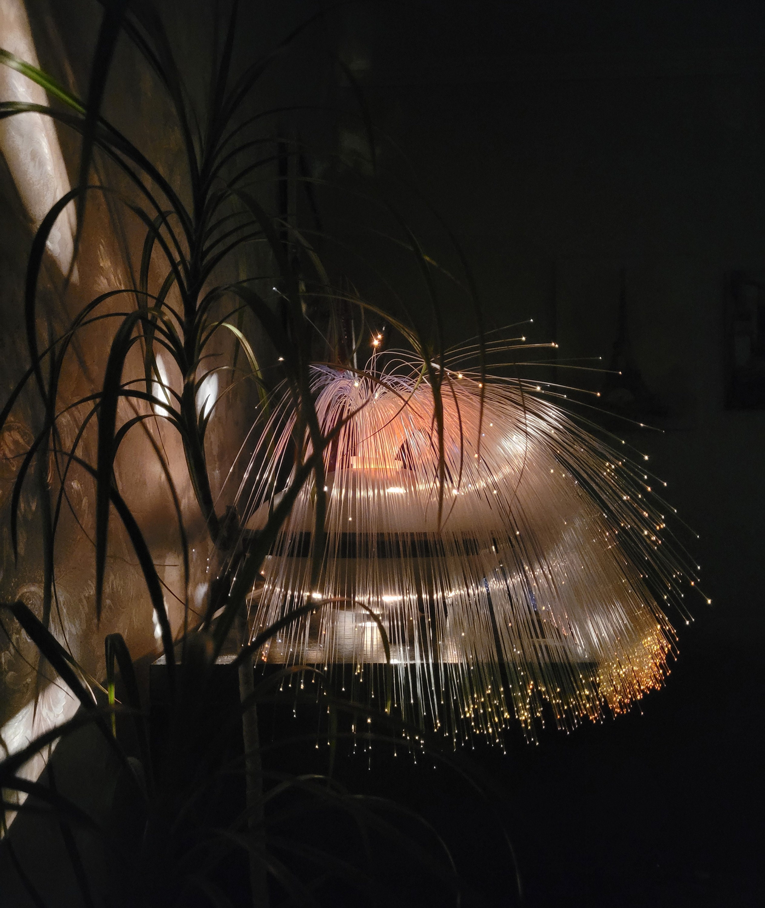 Vintage 80s Soviet Union Fiber Optic Metal Night Light Ufo Style. - Etsy