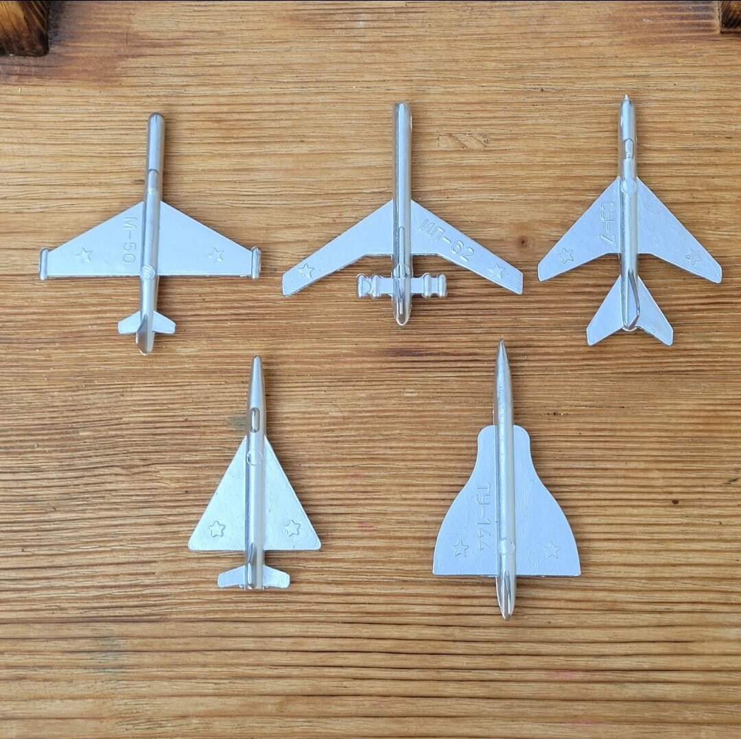 Old Vintage 70s Soviet Union Tin Toy Military Planes. Lot 5 - Etsy