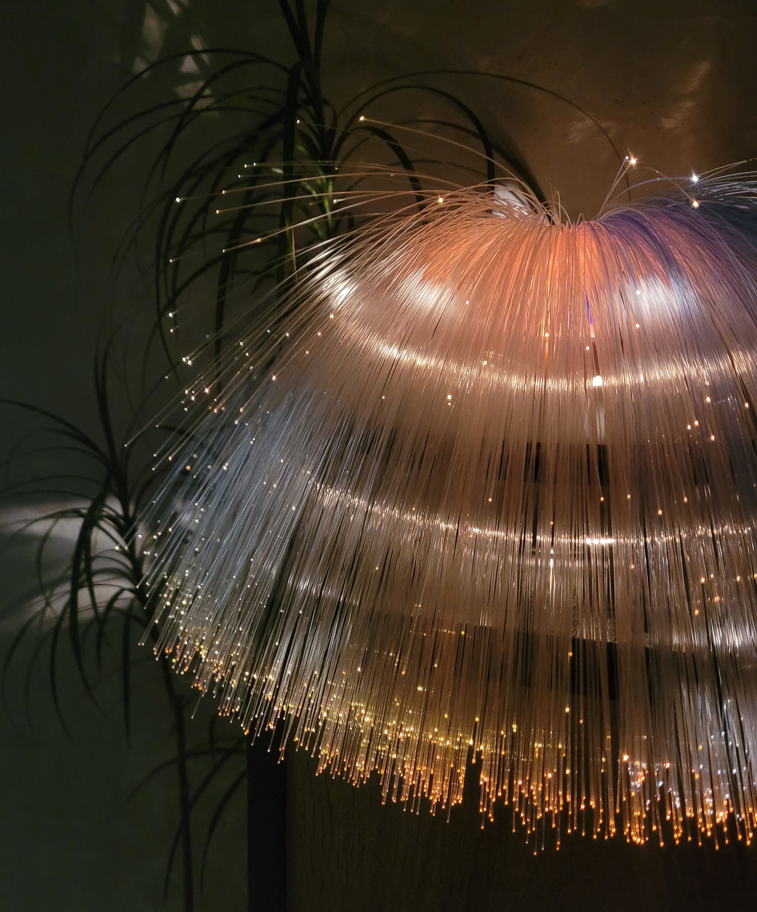 Vintage 80s Soviet Union Fiber Optic Metal Night Light Ufo Style. - Etsy