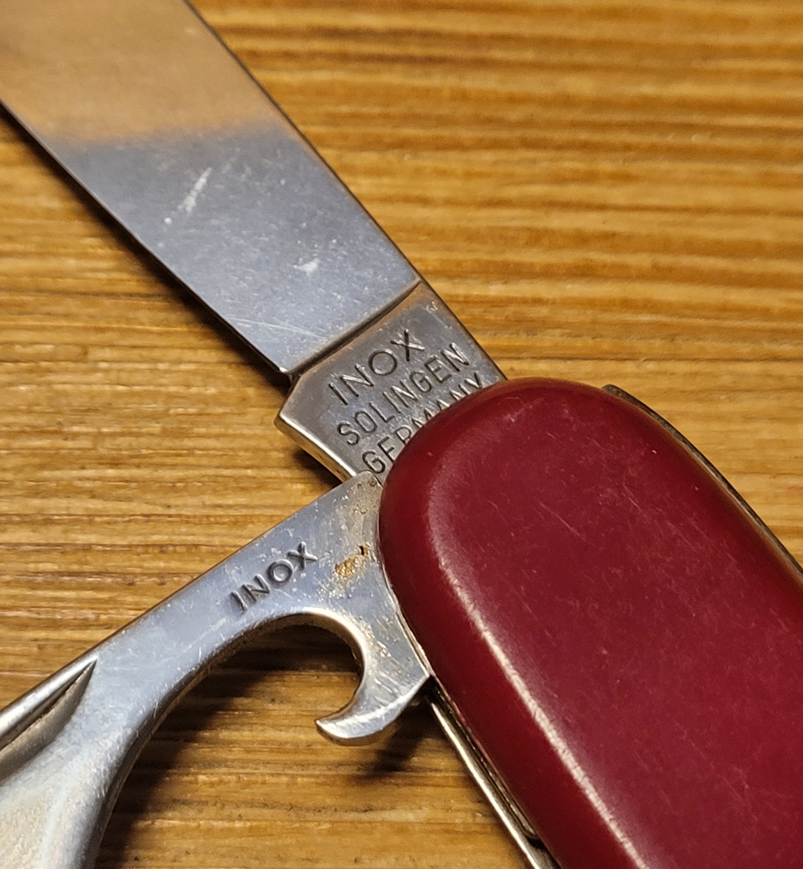 Solingen Germany Inox Pocket Knife 2 Blades + 4 Tools. 91 Mm. - Etsy