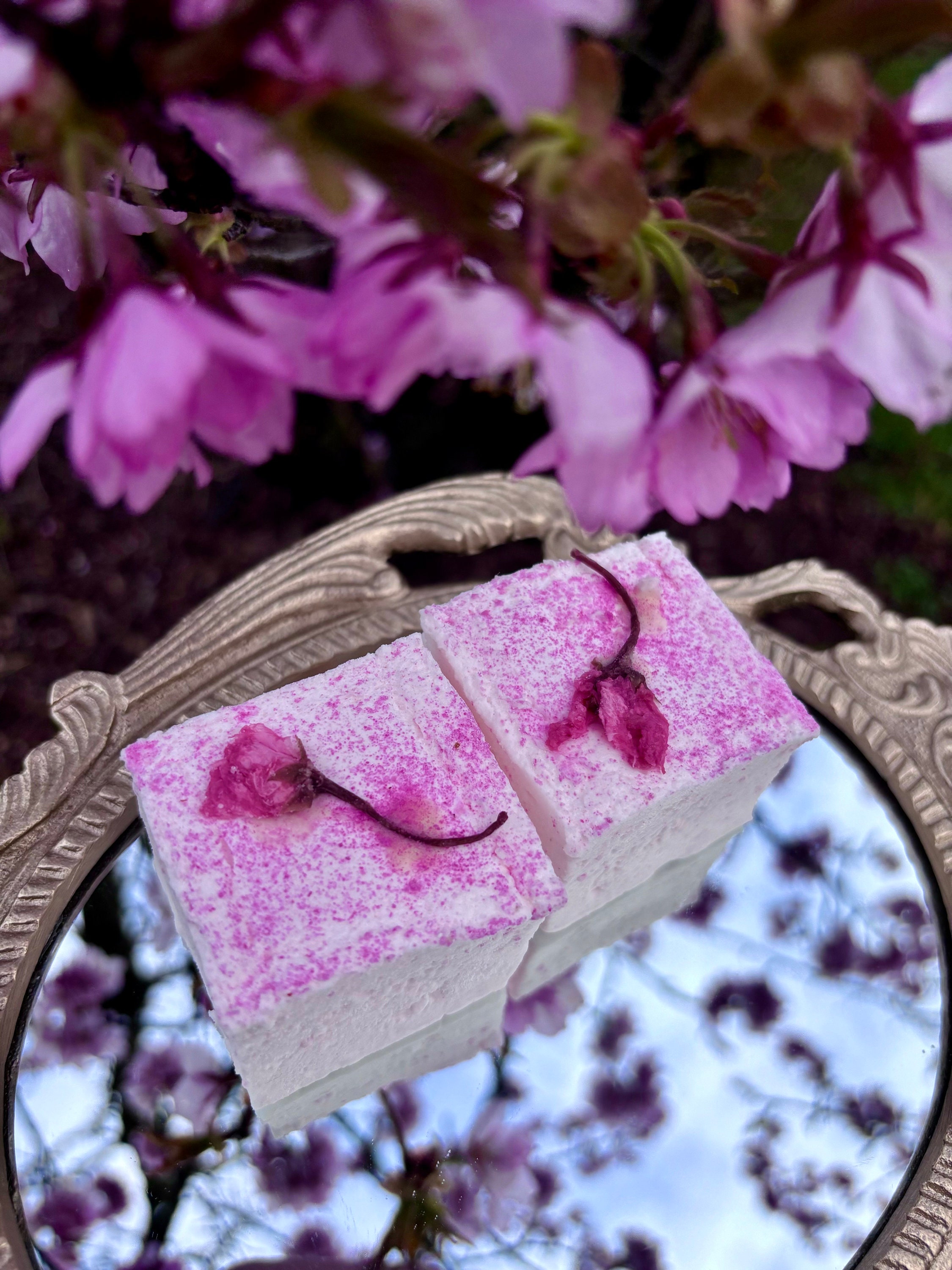 Cherry Blossom (sakura) Marshmallow - Halal - Made With Organic, Grass ...