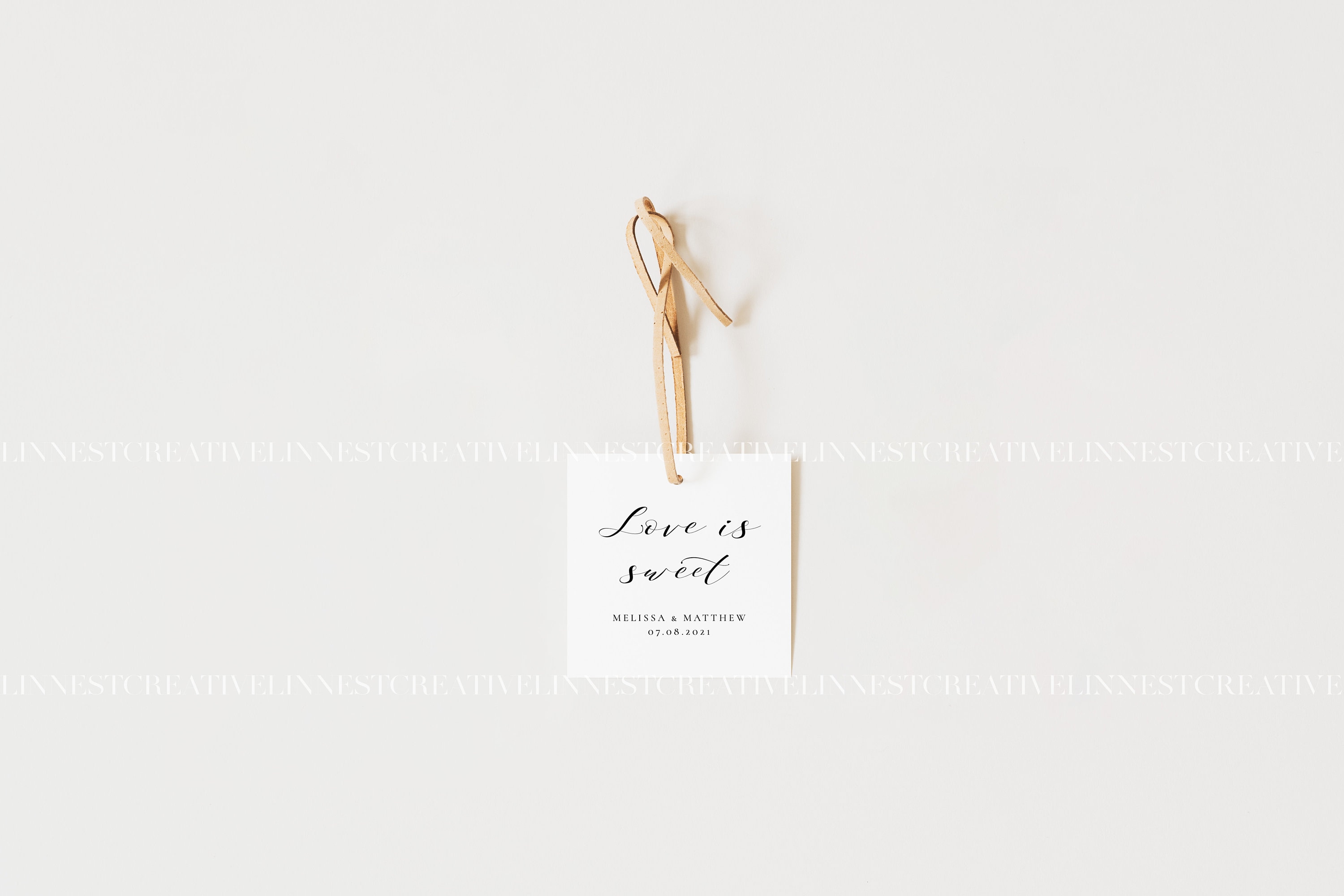 Square Gift Tag Mockup, Boho Wedding Favor Tag Mock Up, Modern ...