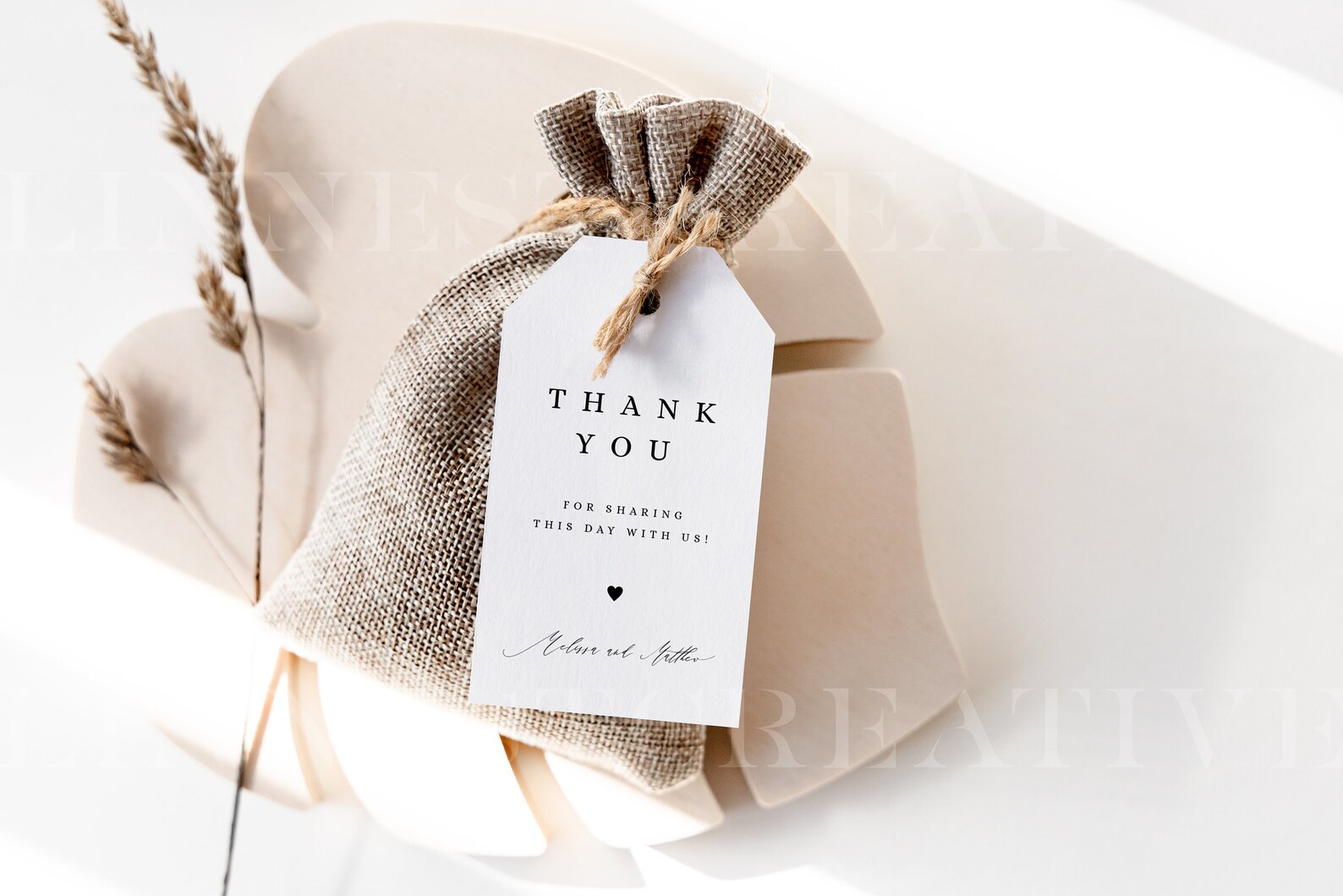 Gift Tag Mockup Favor Tag Mockup Blank 2x35 Label - Etsy