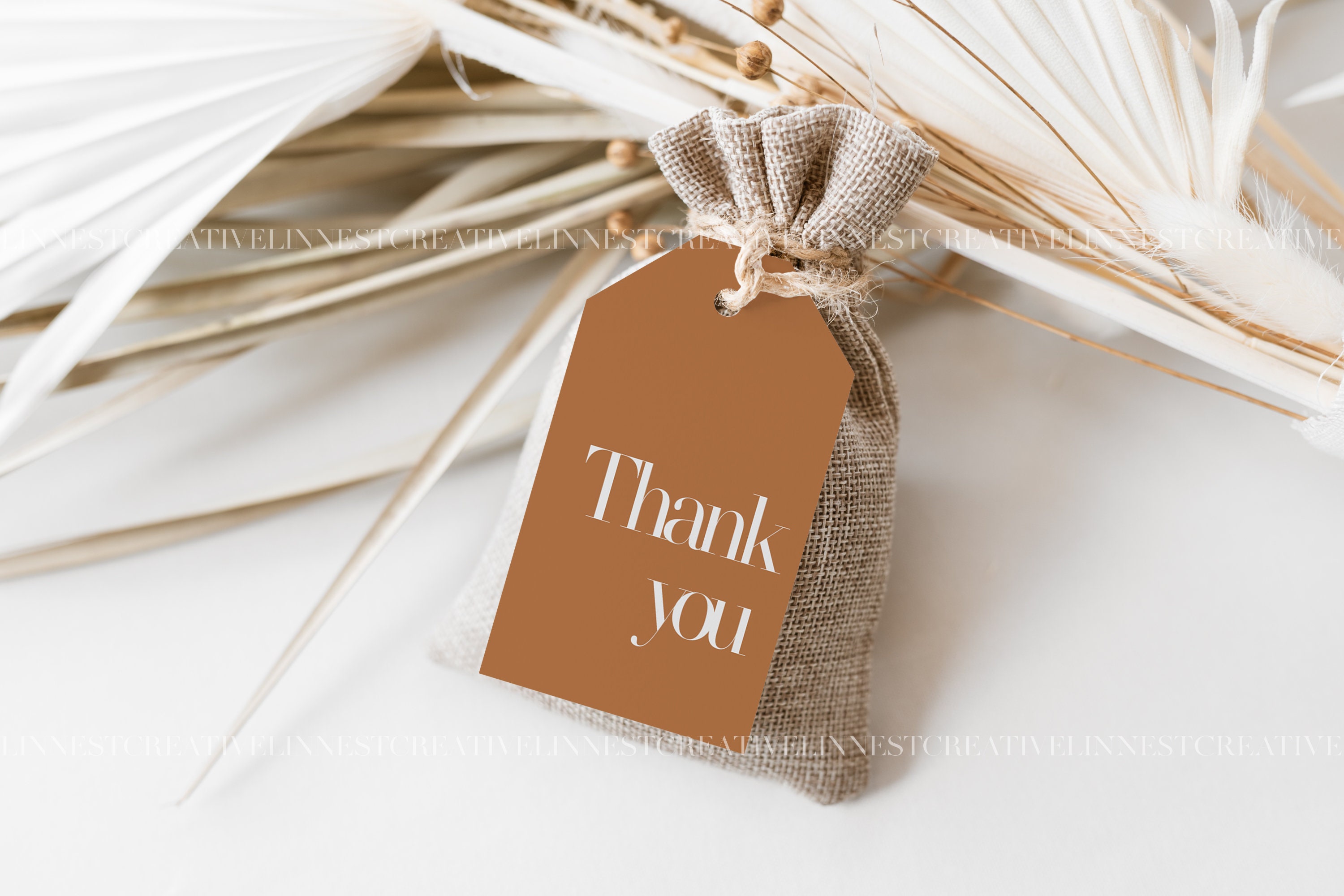 Boho Gift Tag Mock Up Wedding Favor Tag Mockup Modern - Etsy UK