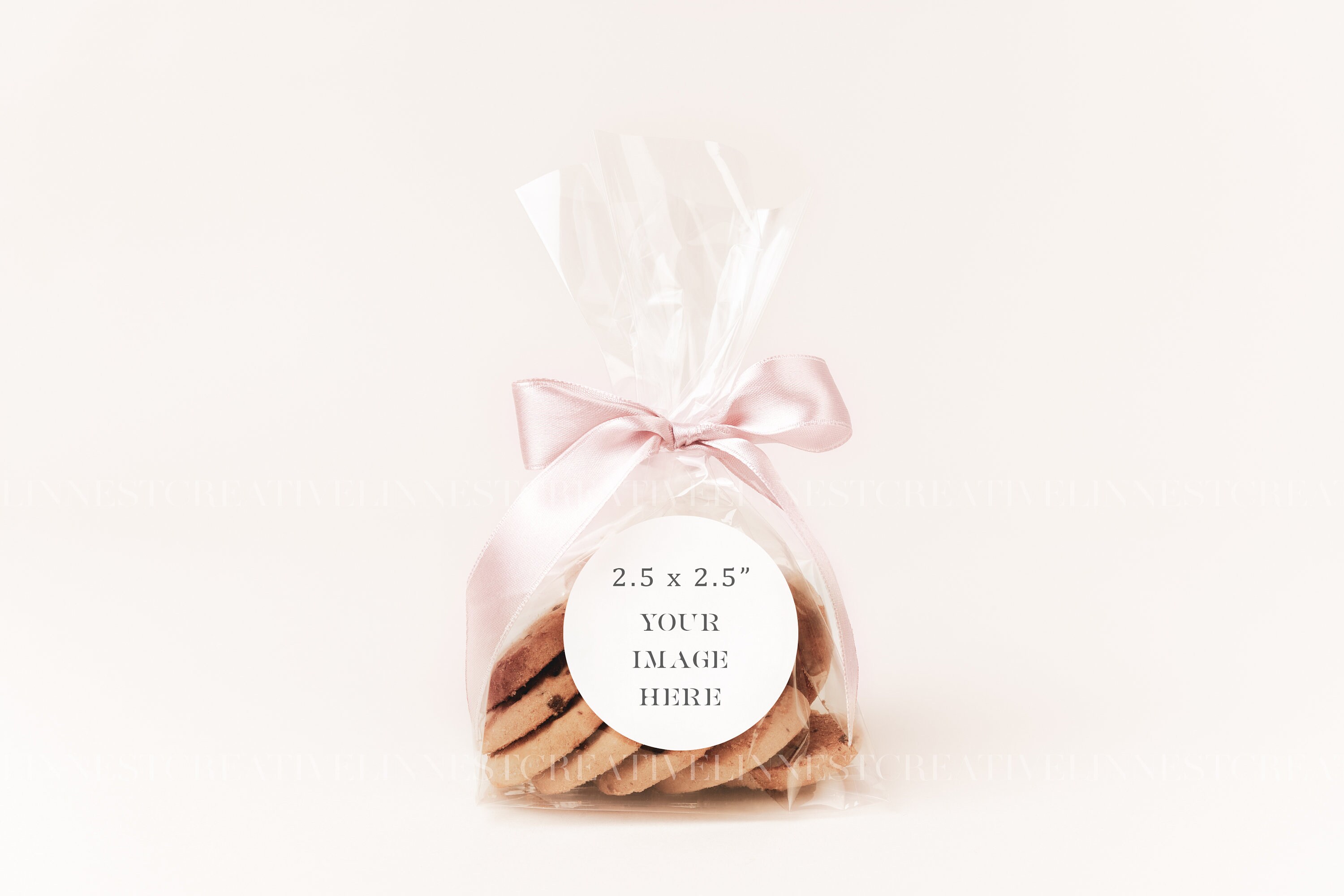 Round Favor Label Mockup Minimal Gift Tag Mockup Round - Etsy