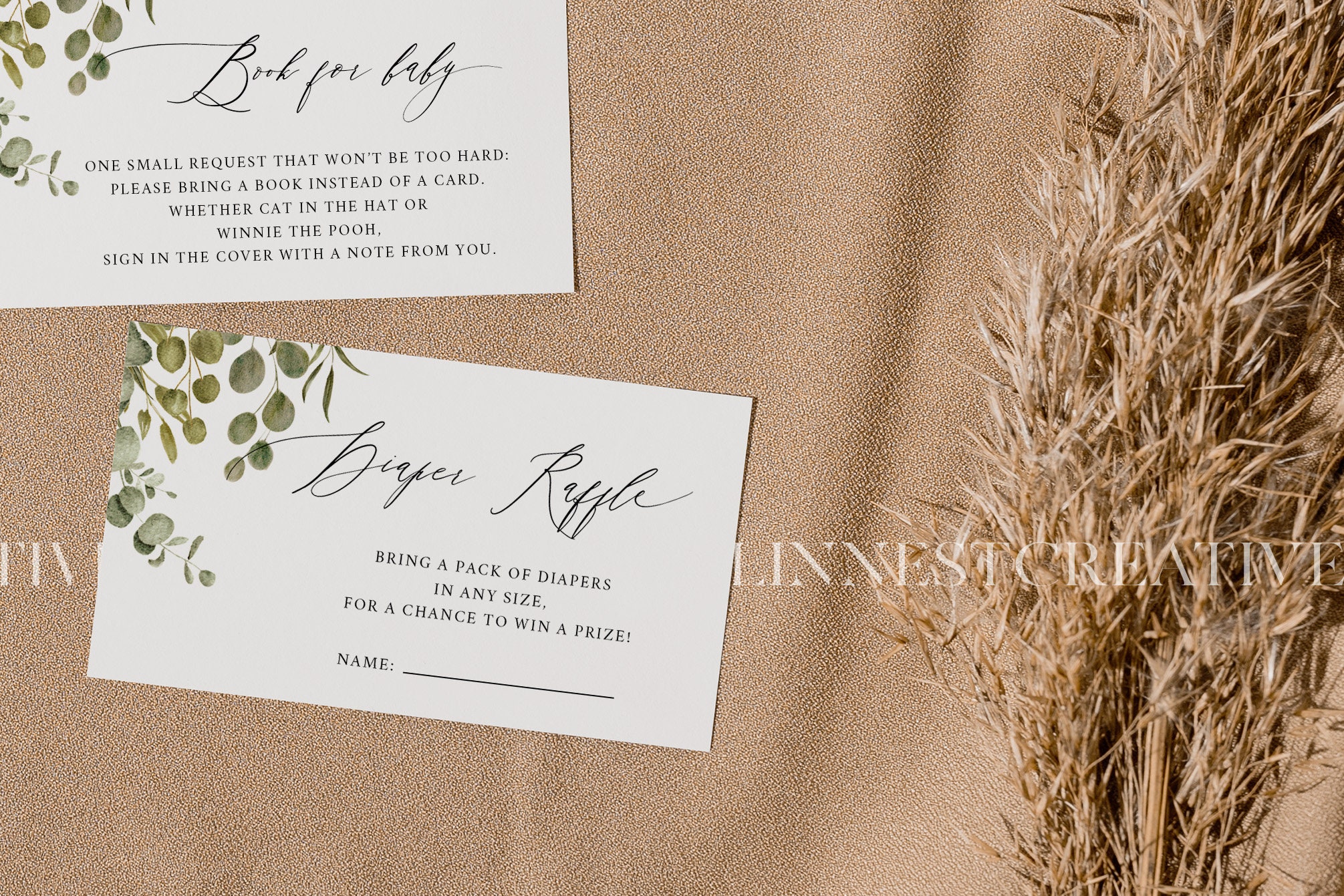 Baby Shower Gender Neutral Card Mockup Invite Mockup | Etsy