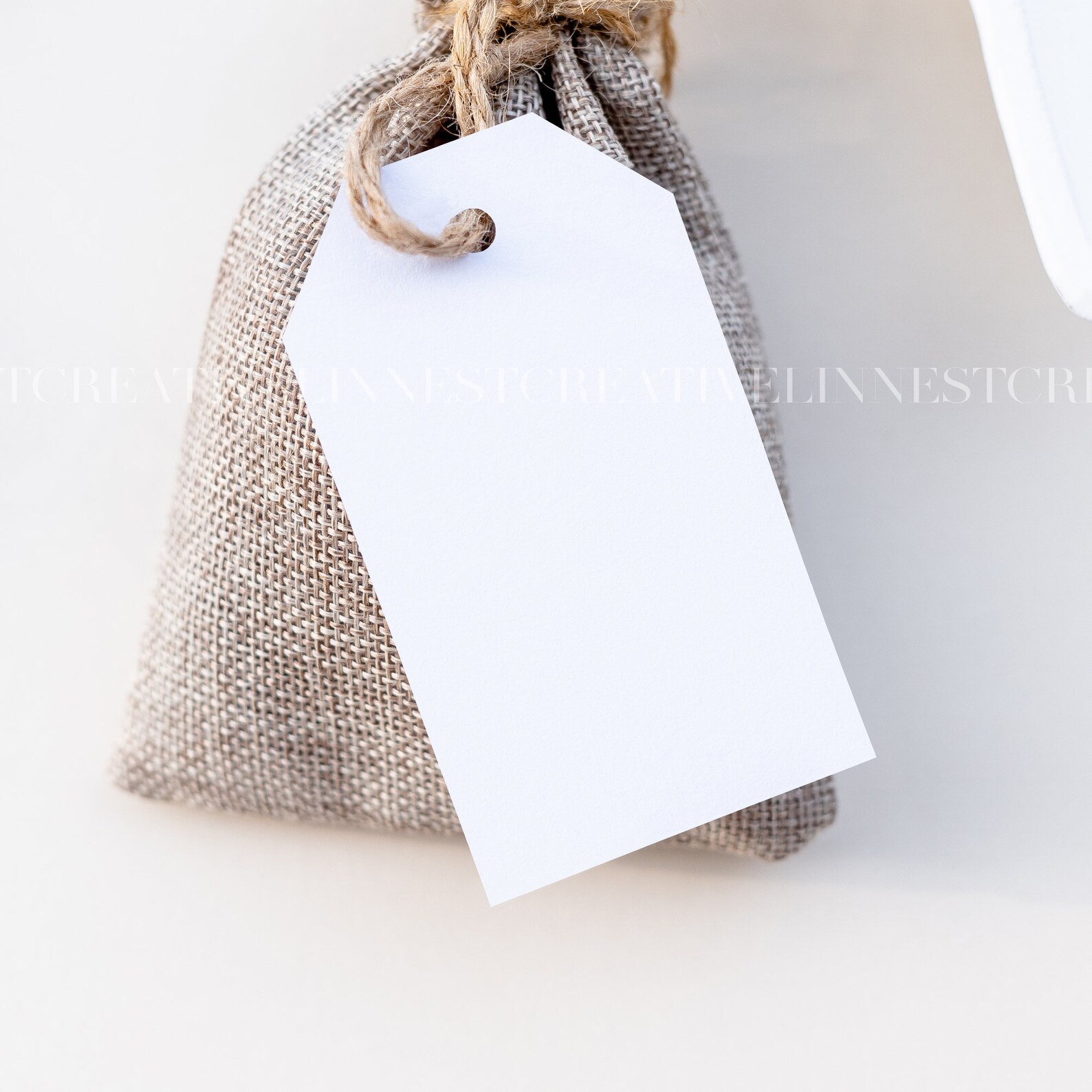 2x3.5 Gift Tag Mockup Favor Tag Mockup Blank Label Tag | Etsy