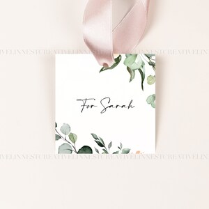Square Gift Tag Mockup, Favor Tag Mockup, 3x3 Label Tag Mockup ...